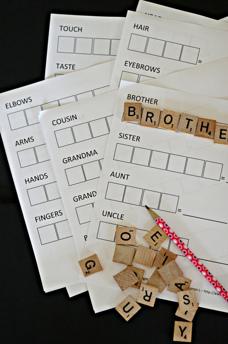 Scrabble Math Printables – And Next Comes L