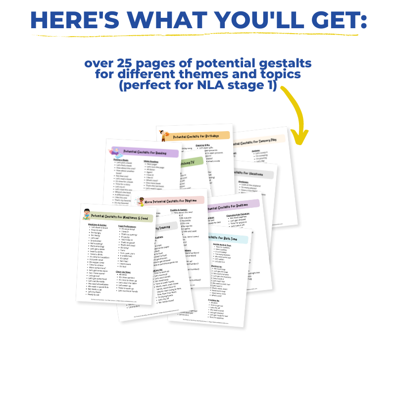 Potential Gestalts for NLA Stage 1 Bundle – And Next Comes L