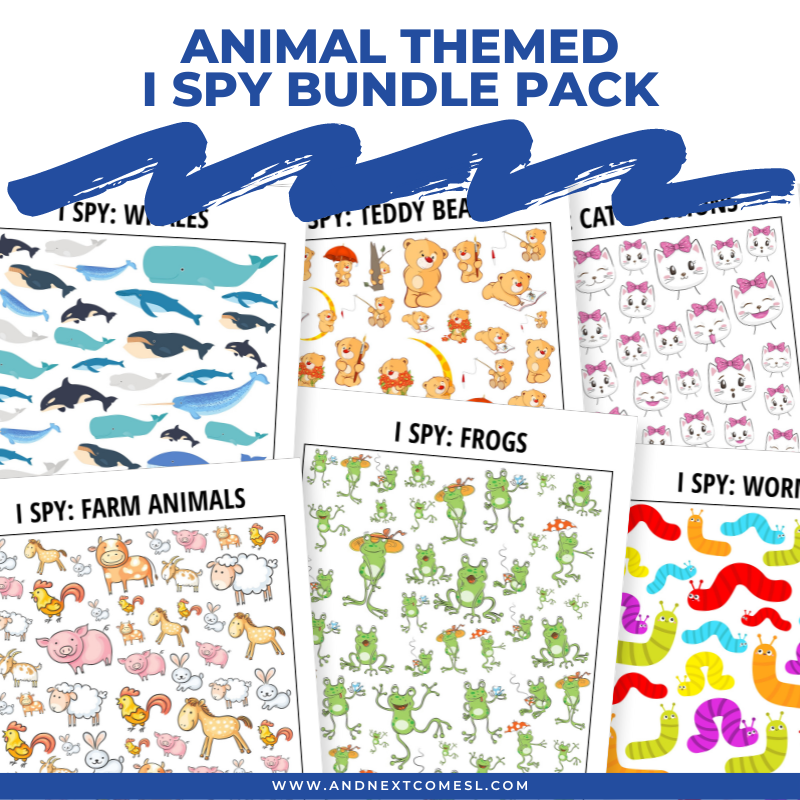 Animals I Spy Bundle Pack – And Next Comes L