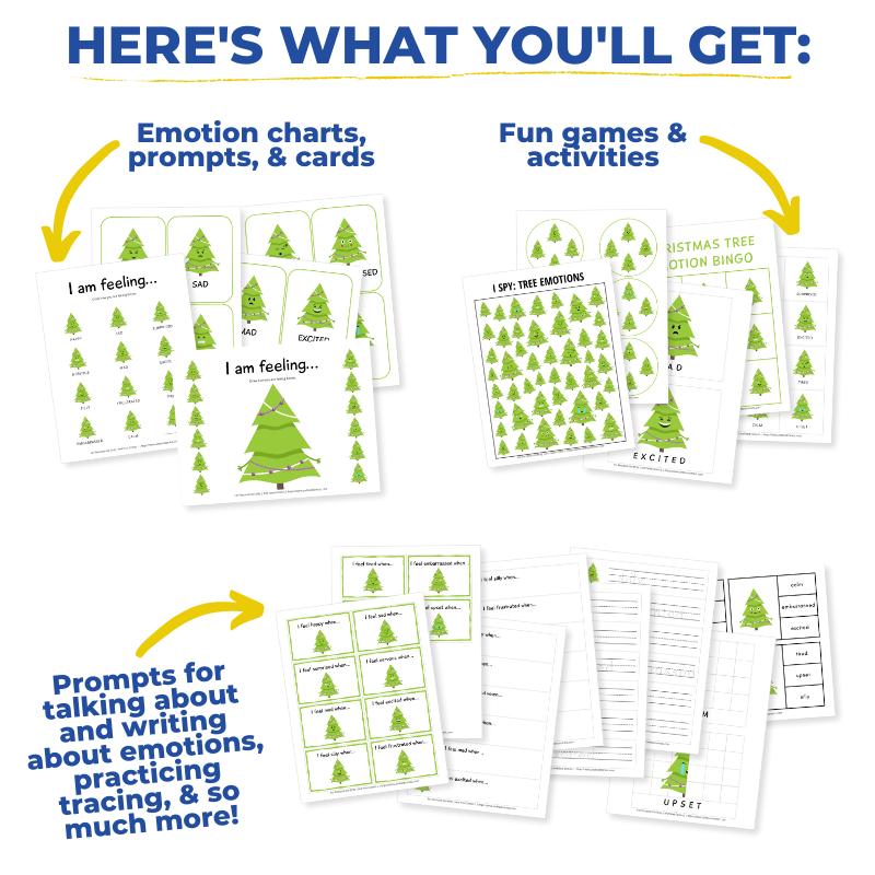 Christmas Tree Themed Emotions Pack – And Next Comes L