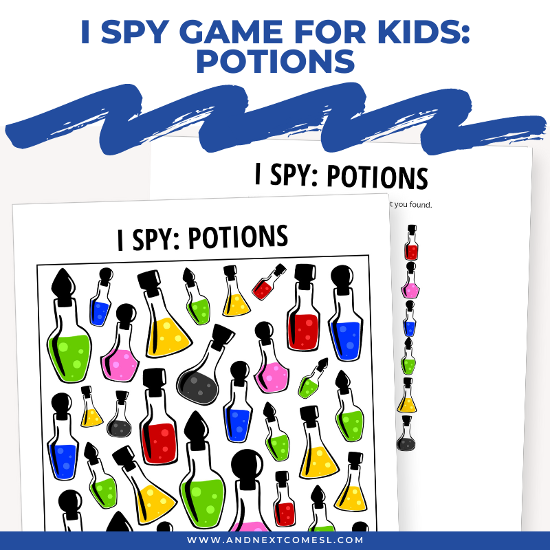 Potions I Spy Game – And Next Comes L