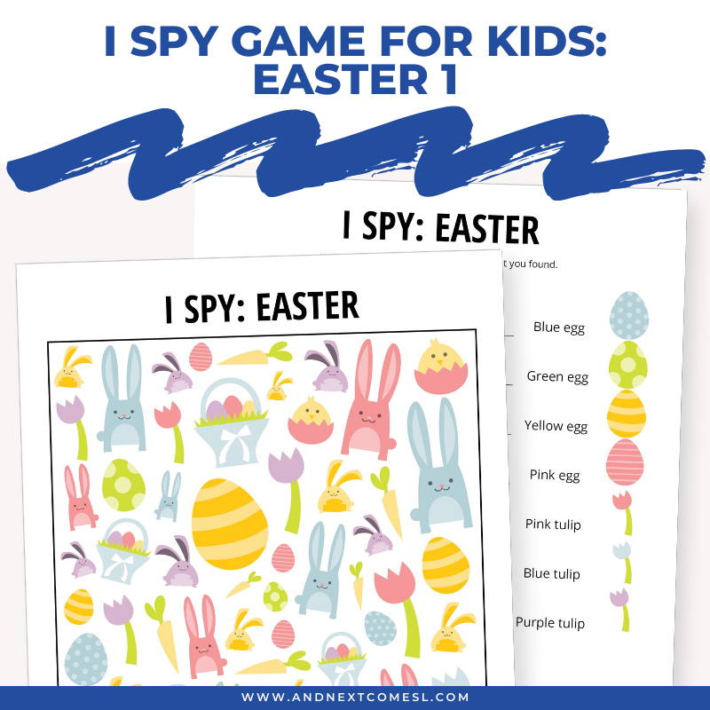 Easter I Spy Game 1 – And Next Comes L