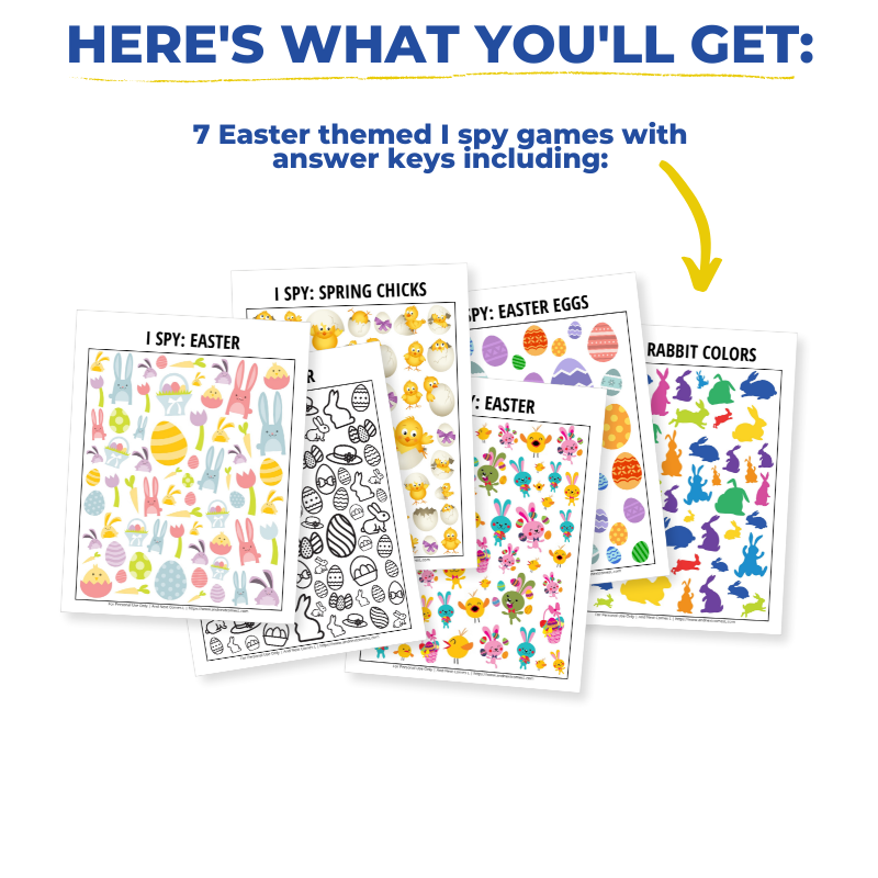 Easter I Spy Bundle Pack – And Next Comes L
