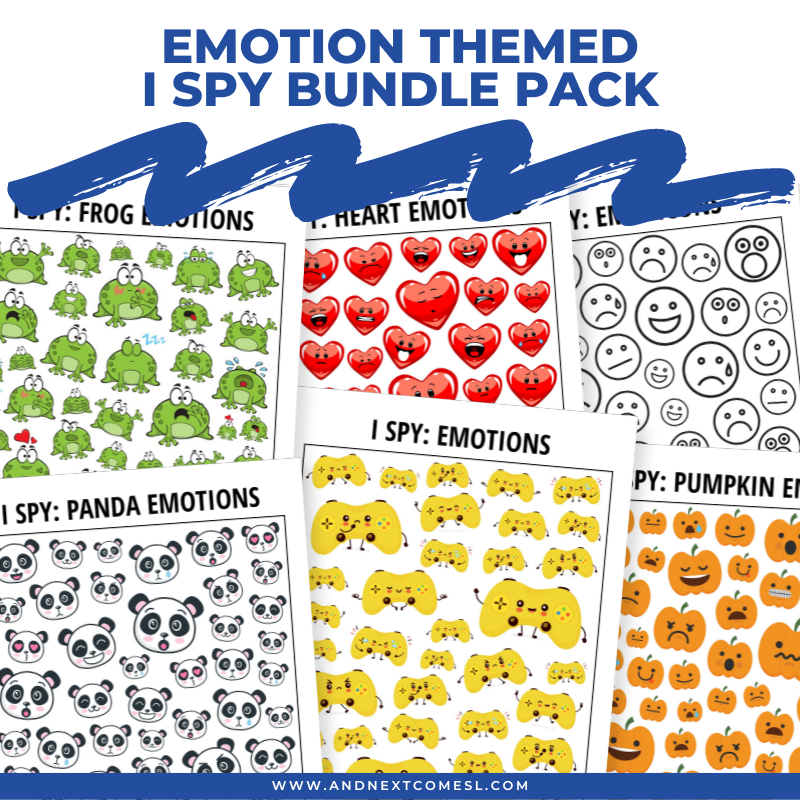 Emotions I Spy Bundle Pack – And Next Comes L