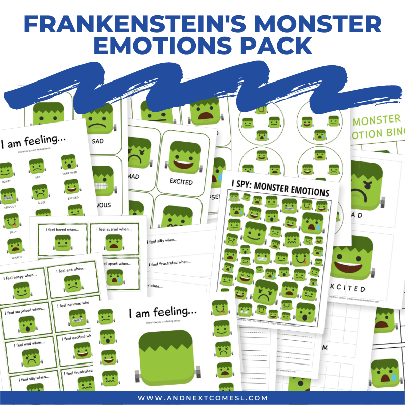 Frankenstein's Monster Themed Emotions Pack – And Next Comes L