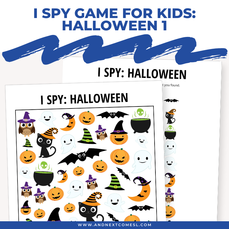 Halloween I Spy Game 1 – And Next Comes L
