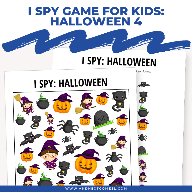 Halloween I Spy Game 4 – And Next Comes L