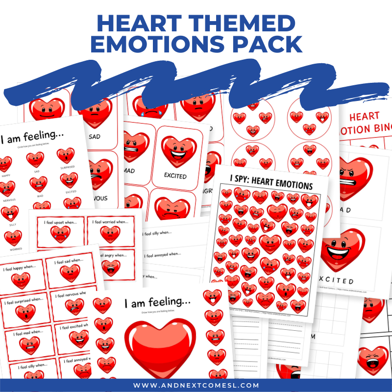 Heart Themed Emotions Pack – And Next Comes L