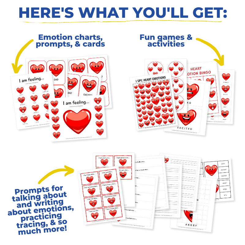 Heart Themed Emotions Pack – And Next Comes L