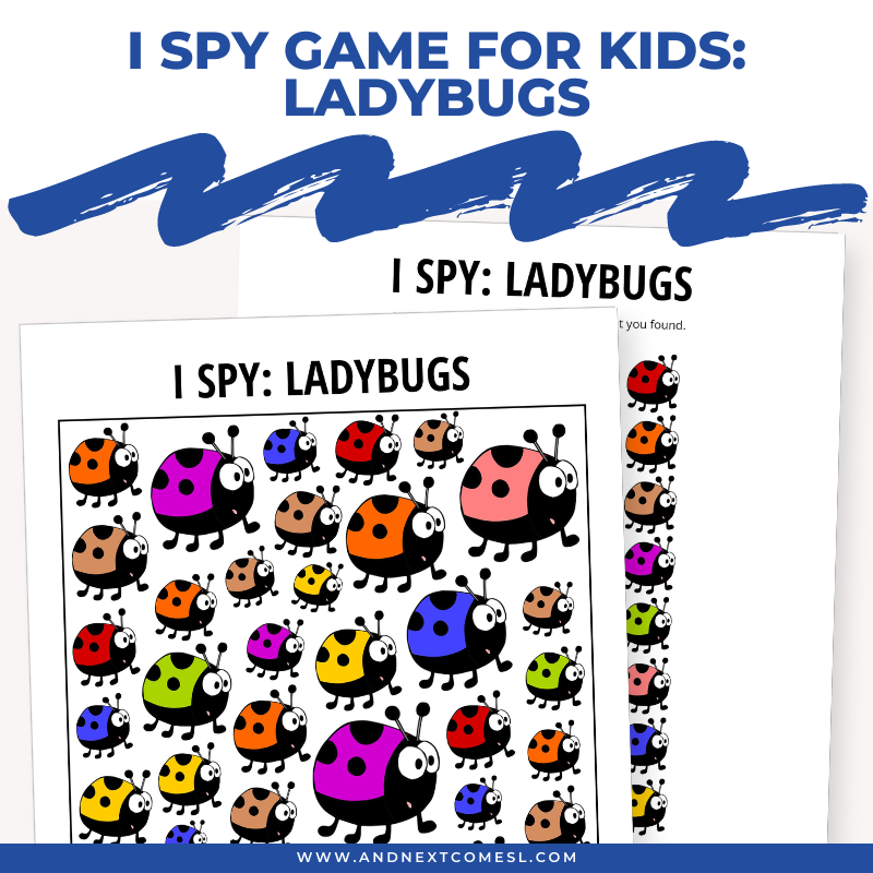 Ladybugs I Spy Game – And Next Comes L