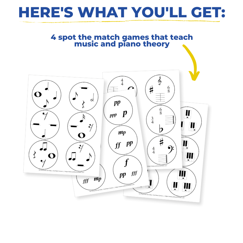 Music Spot the Match Games Bundle Pack – And Next Comes L