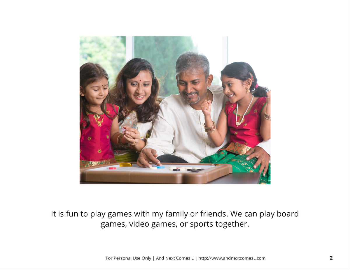 Being a Good Sport Social Story – And Next Comes L