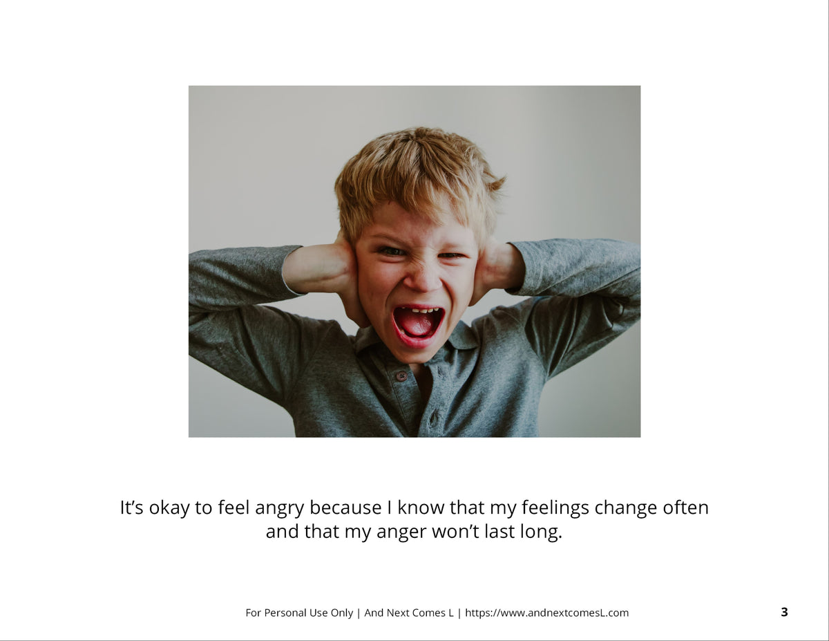 When I'm Angry Social Story – And Next Comes L
