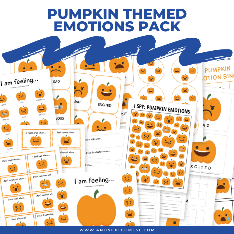 Pumpkin Themed Emotions Pack – And Next Comes L