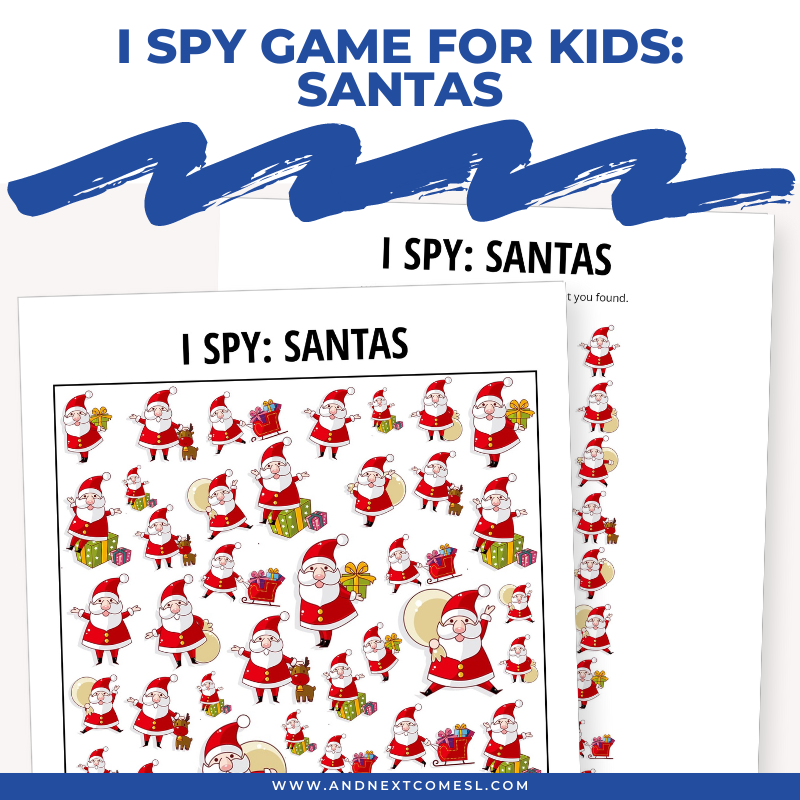 Santas I Spy Game – And Next Comes L
