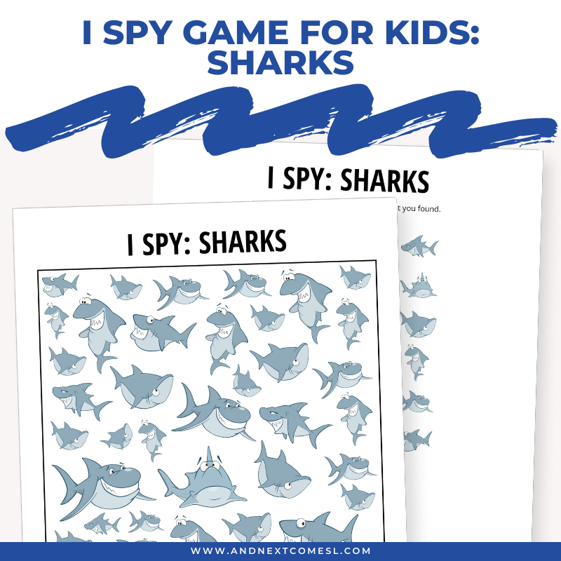 Sharks I Spy Game – And Next Comes L