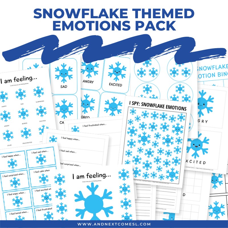 Snowflake Themed Emotions Pack – And Next Comes L
