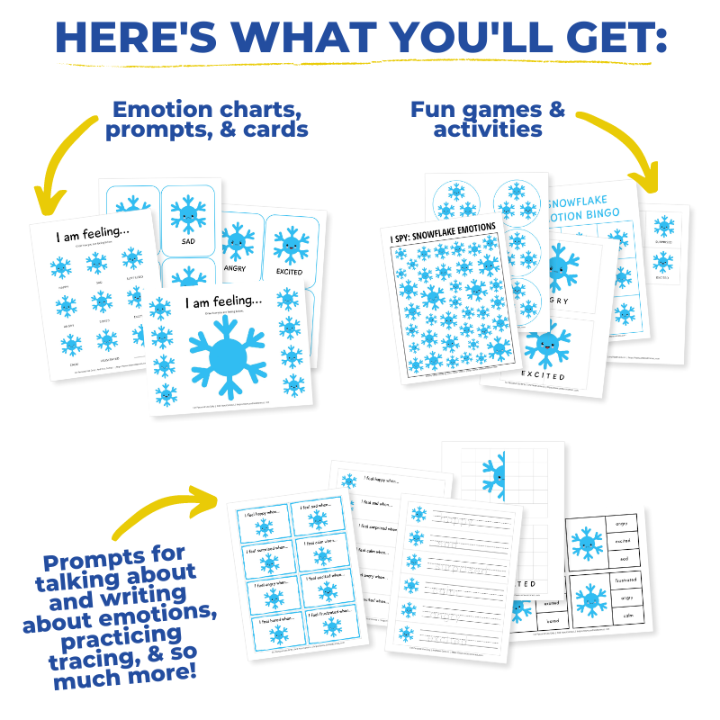 Snowflake Themed Emotions Pack – And Next Comes L