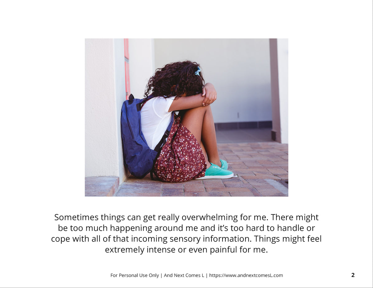 Sensory Overload Social Story – And Next Comes L