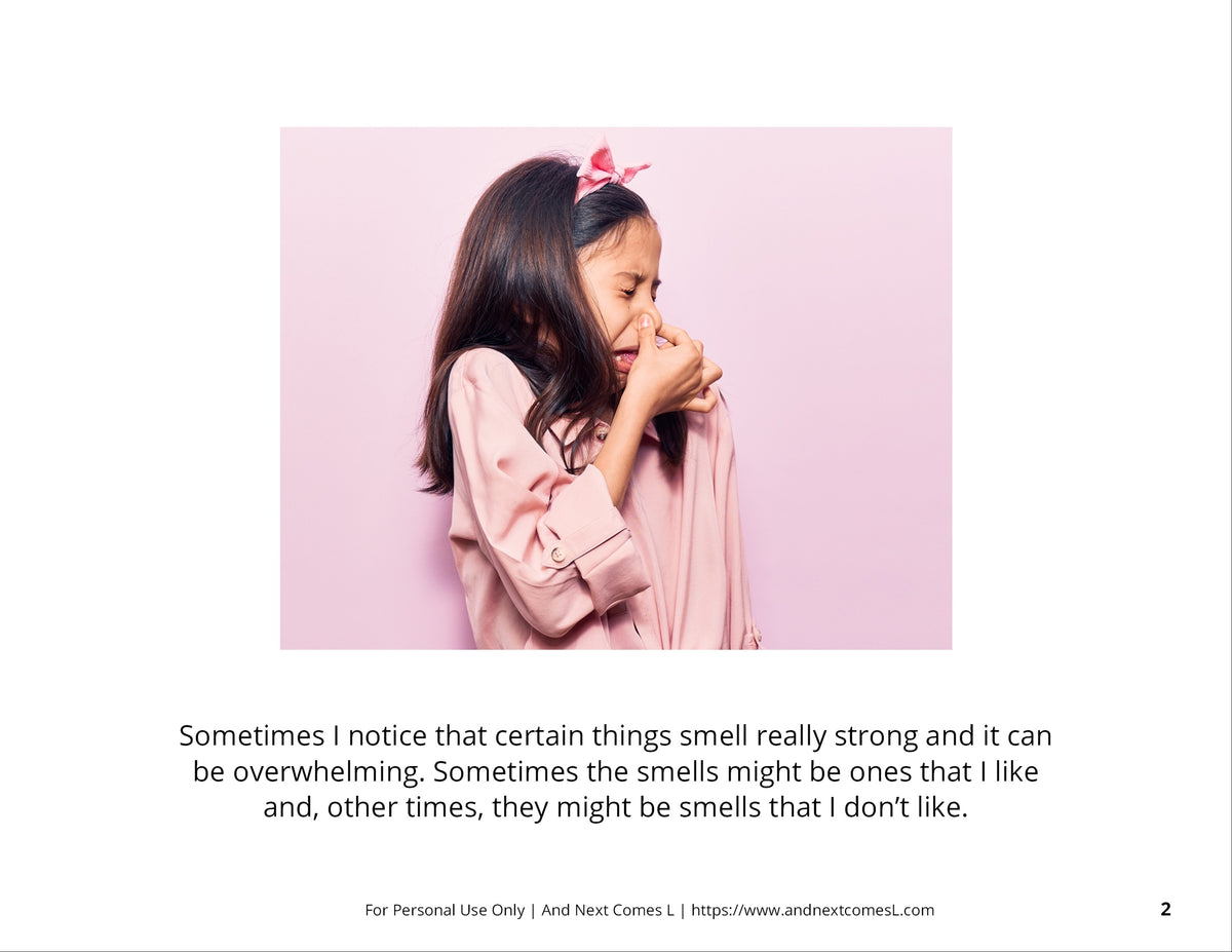 When Things Smell Too Strong Social Story – And Next Comes L