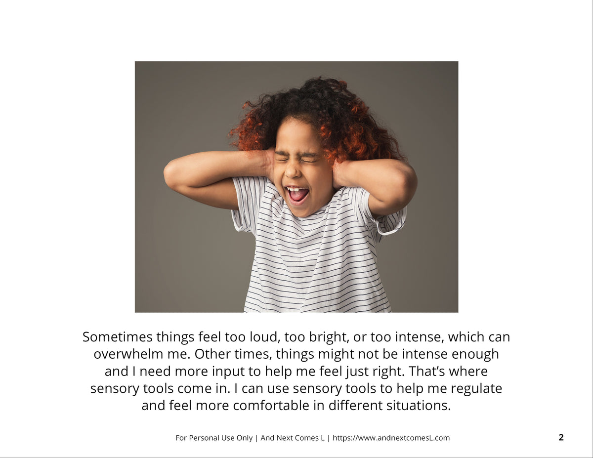 My Sensory Tools Social Story – And Next Comes L