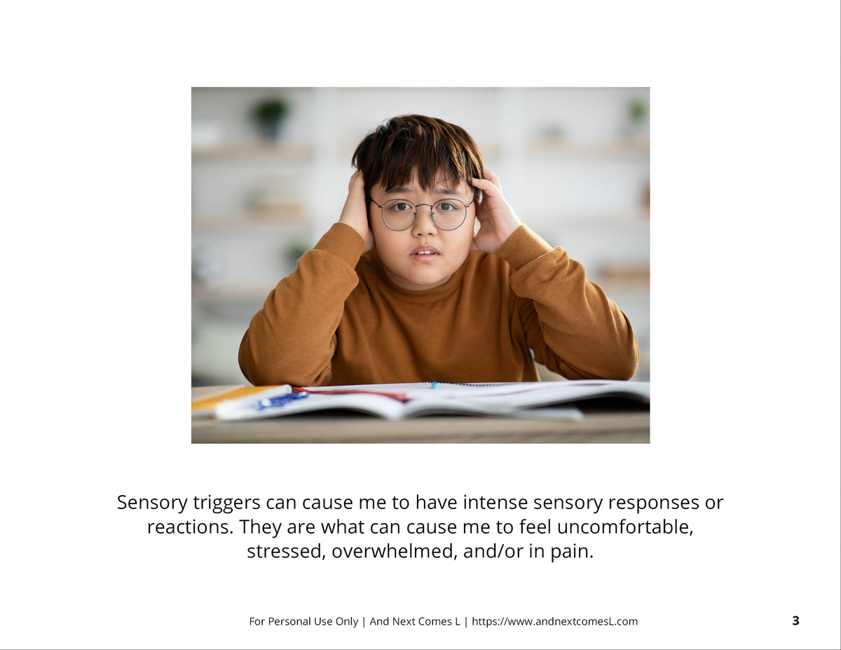 Identifying Sensory Triggers Social Story – And Next Comes L