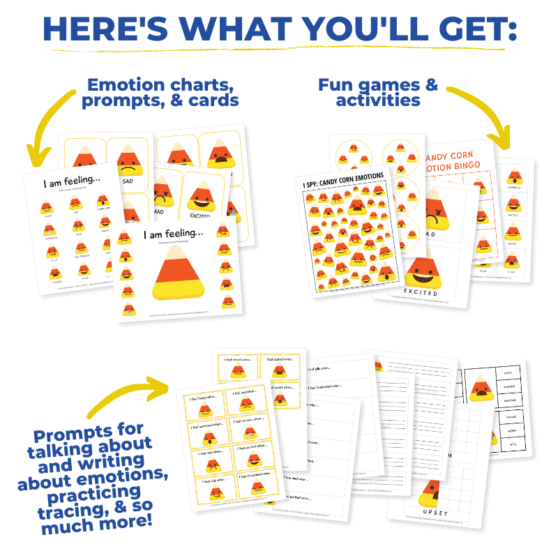 Candy Corn Themed Emotions Pack – And Next Comes L