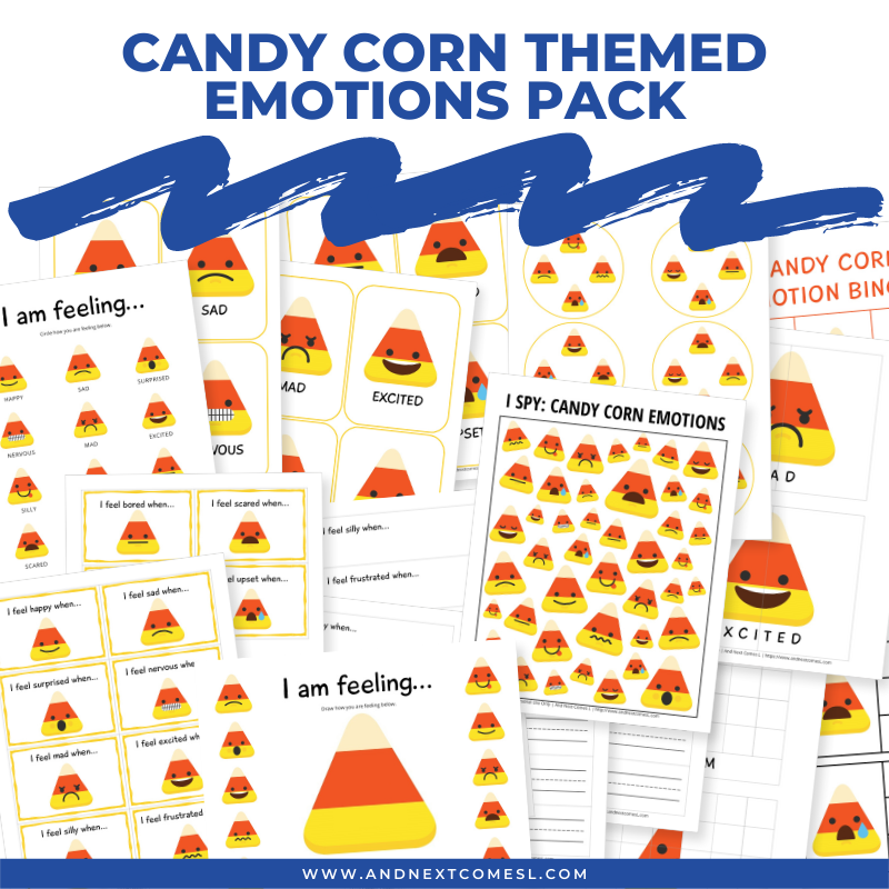 Candy Corn Themed Emotions Pack – And Next Comes L
