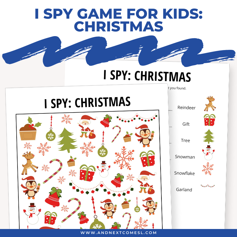 Christmas I Spy Game – And Next Comes L