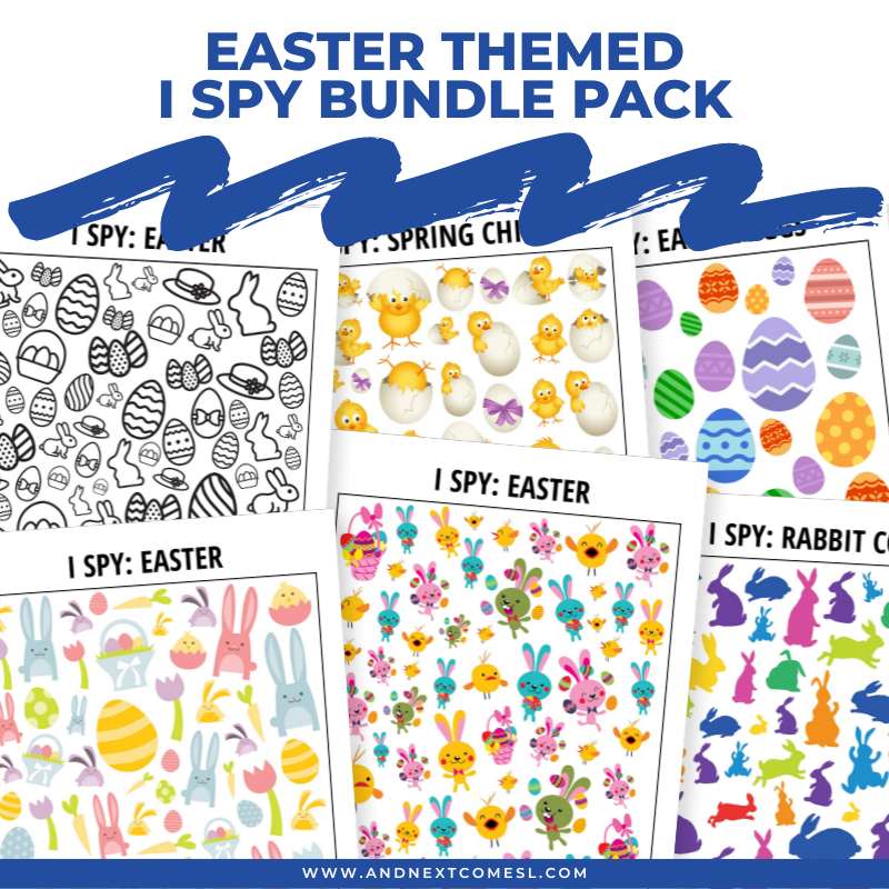 Easter I Spy Bundle Pack – And Next Comes L