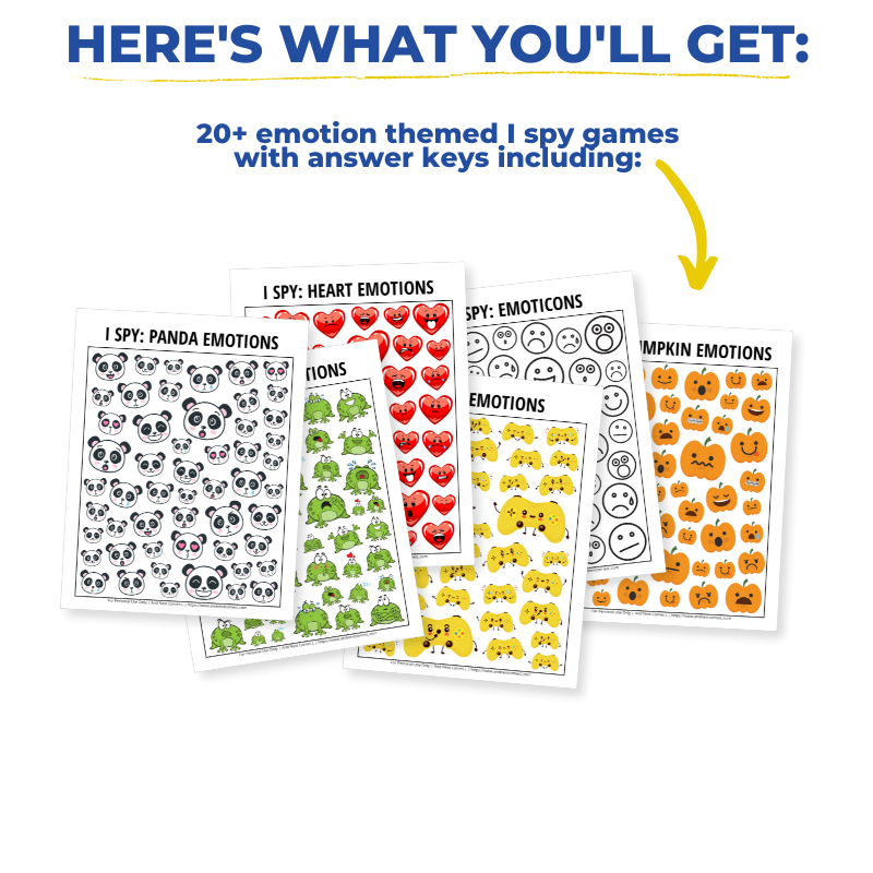 Emotions I Spy Bundle Pack – And Next Comes L