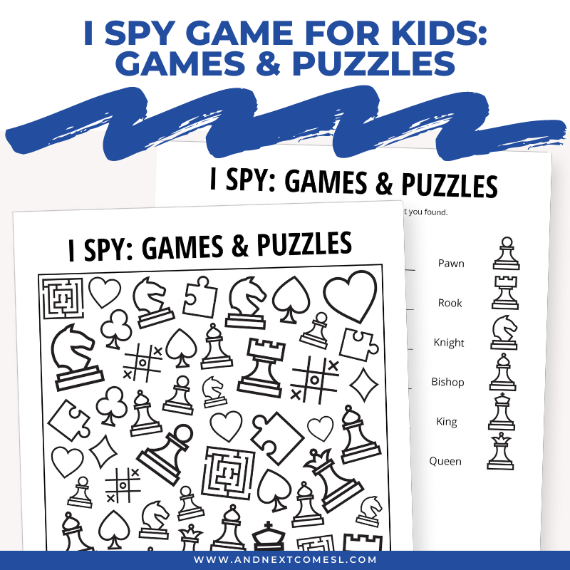 Games & Puzzles Icons I Spy Game – And Next Comes L