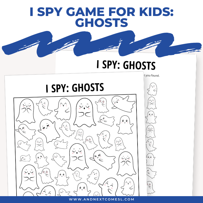 Ghosts I Spy Game – And Next Comes L