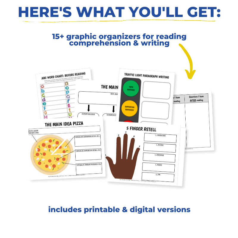 Graphic Organizers Bundle Pack – And Next Comes L