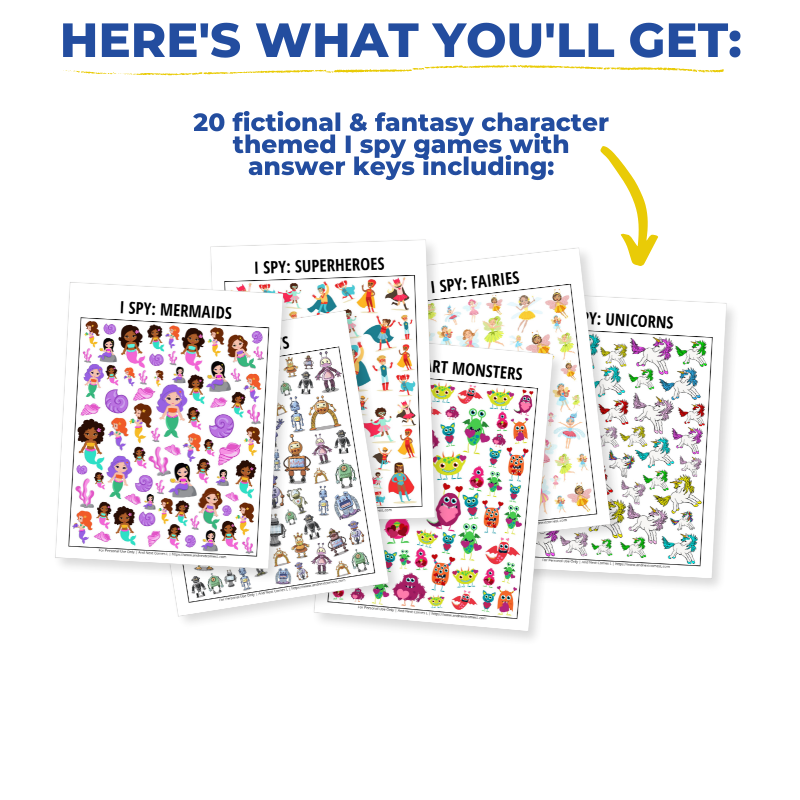 Imagination I Spy Bundle Pack – And Next Comes L